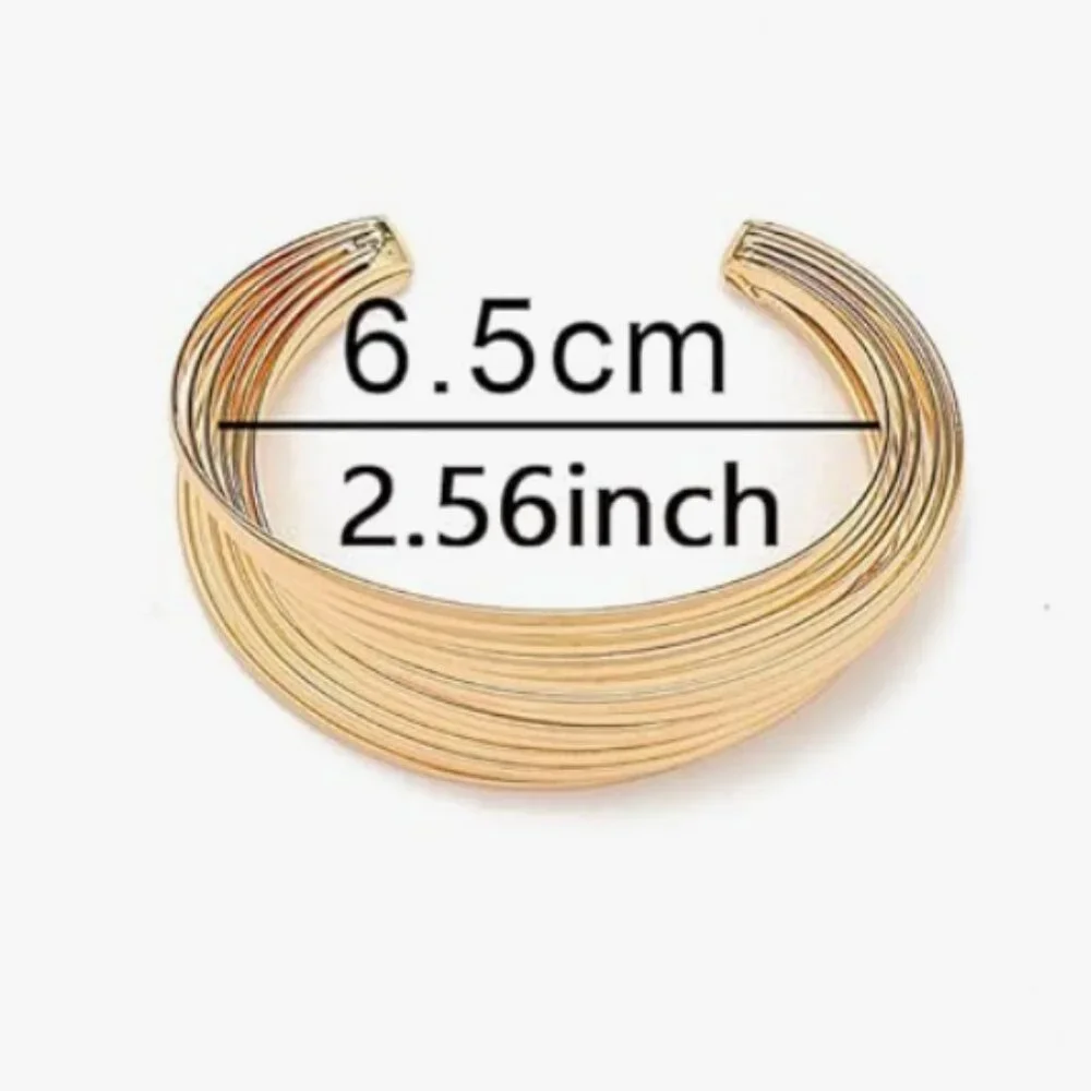 Zara | Jewelry | Gold Cuff Bracelet | Poshmark